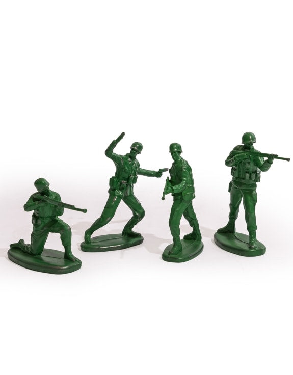 Set of 4 Classic Toy Soldier Coloured Figures - Green – Rebel & Ashby